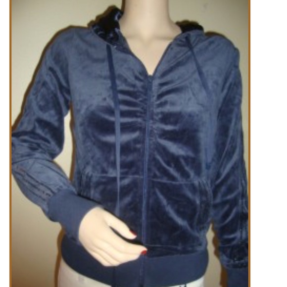 bebe | Jackets & Coats | New Bebe Velour Sequins Hoodie Jacket Size M ...